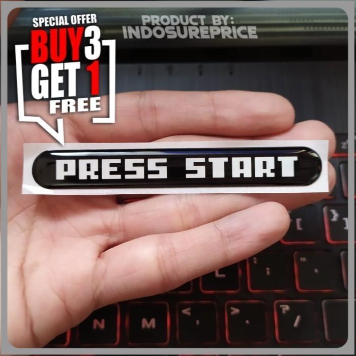 Promo START BUTTON EMBLEM STIKER TIMBUUL STIKER MOTOR STICKER IMPORT ...
