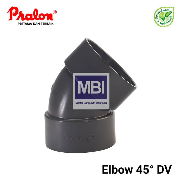 Jual PRALON Elbow 45 DV 2 1/2" fitting pipa pvc - Kota Tangerang ...