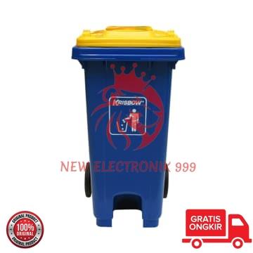 Jual Krisbow 240 Ltr Tempat Sampah Plastik Biru 10180590 - Jakarta ...