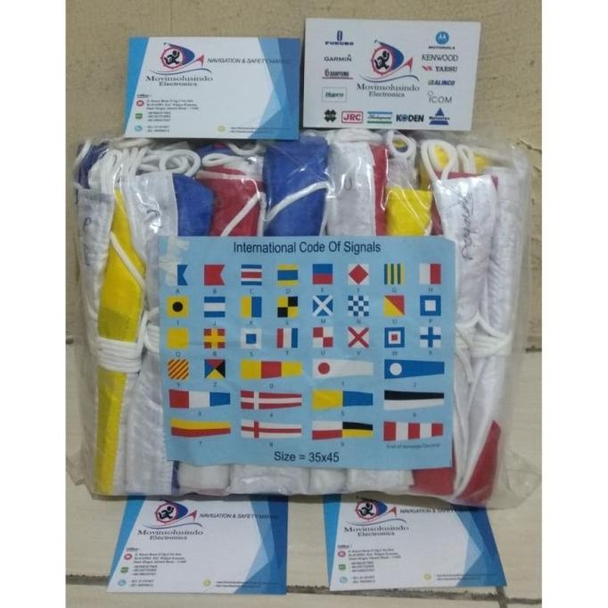 Jual Bendera Isyarat Kapal International Code Signal Flag - Kota ...