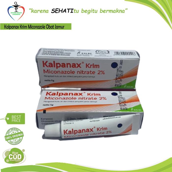 Jual KALPANAK KRIM 5 GRAM Miconazole Jamur Panu Kadas Kurap Kutu Air ...