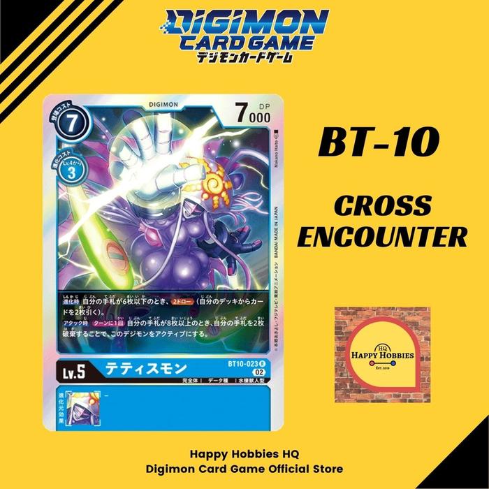 Jual Digimon Card Game BT10-023 Thetismon Rare - Kota Surabaya - Happy Hobbies HQ | Tokopedia