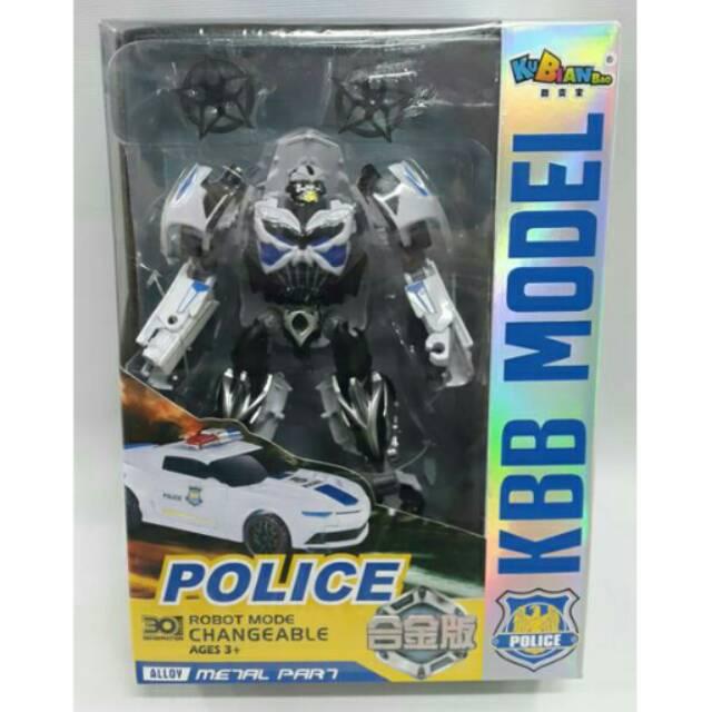 Jual Kbb model bumblebee police transformers transformer polis putih ...