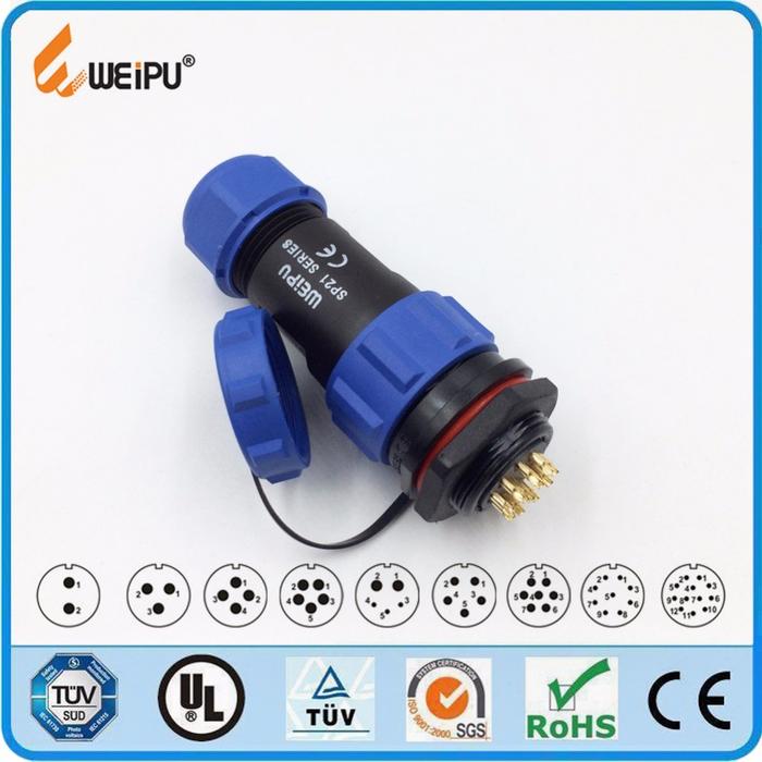 Jual Weipu SP21 Waterproof IP68 Connector 2 3 4 5 7 9 12 Pin PTSent - Kota Depok - PT Sentosa ...