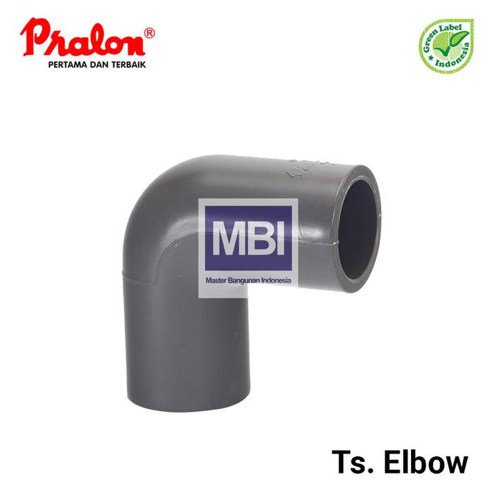 Jual PRALON 1/2" Ts.Elbow fitting pipa pvc knee aw knie - Kota ...