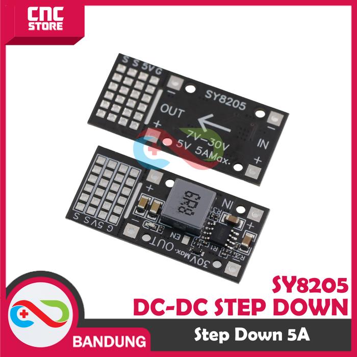 Jual DC-DC MP2482 SY8205 5A DC STEP-DOWN MODULE 7V-24V TO 5V SERVO ...