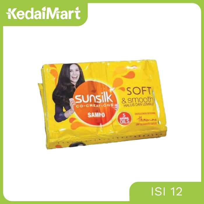 Jual Sunsilk Shampoo Soft & Smooth Renceng Isi 12 x 10 ml Renceng ...