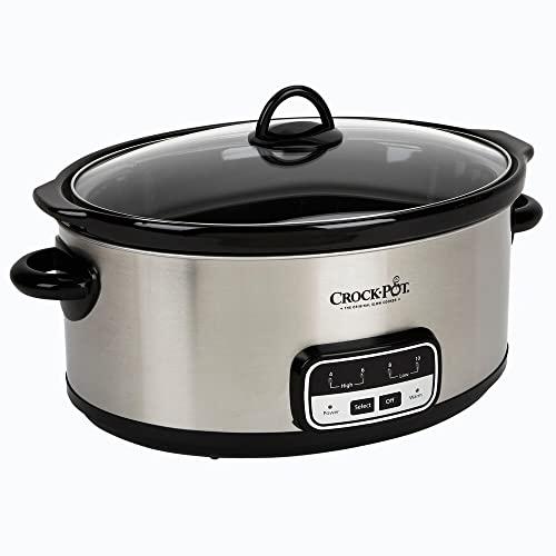 Promo Crock-Pot 7-Quart Smart-Pot Slow Cooker - Brushed Stainless Steel ...
