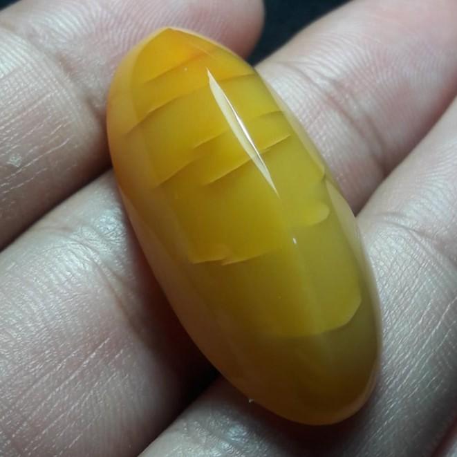Jual Akik Natural Batu Pandan Kuning Motif Gambar Garis Pola Unik Antik ...