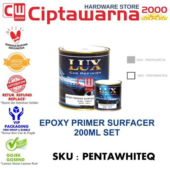 Jual Cat Penta LUX Epoxy Primer Surfacer 200 Gram Palembang - Putih ...