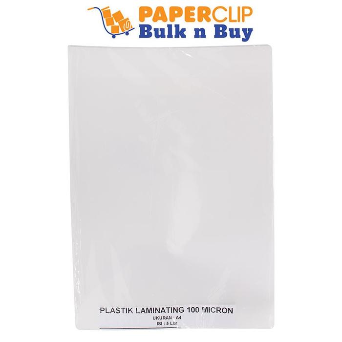 Jual PLASTIK LAMINATING A4 ISI 5 - Jakarta Utara - PAPERCLIP Bulk n Buy ...