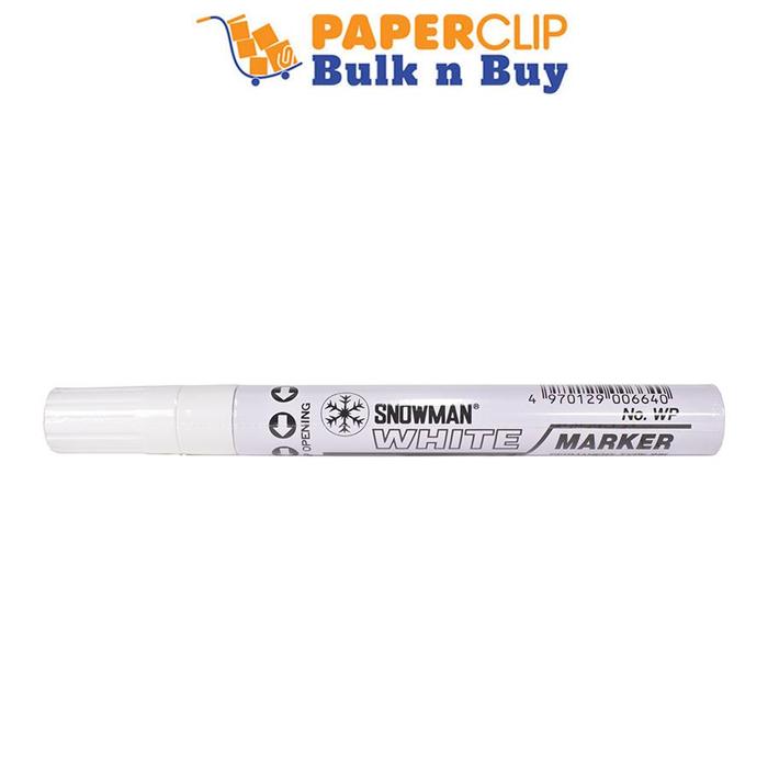 Jual PAINT MARKER SNOWMAN WHITE WP-12 - Jakarta Utara - PAPERCLIP Bulk ...