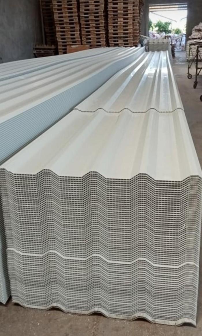 Jual TERBAIK ATAP UPVC GELOMBANG ROOFTOP WARNA PUTIH GARANSI 15 TAHUN ...