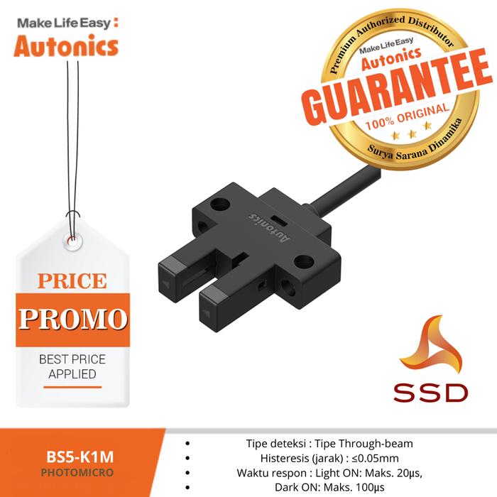 Jual Photoelectric Sensor Autonics BS5-K1M - Jakarta Utara - SSD Automation | Tokopedia
