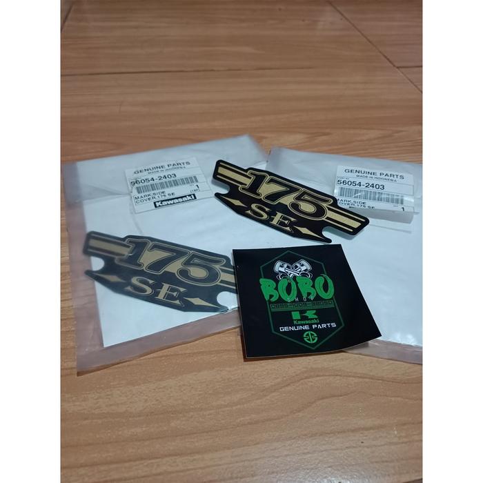 Jual sticker stiker label logo 175 SE set kiri kanan w175 SE original ...