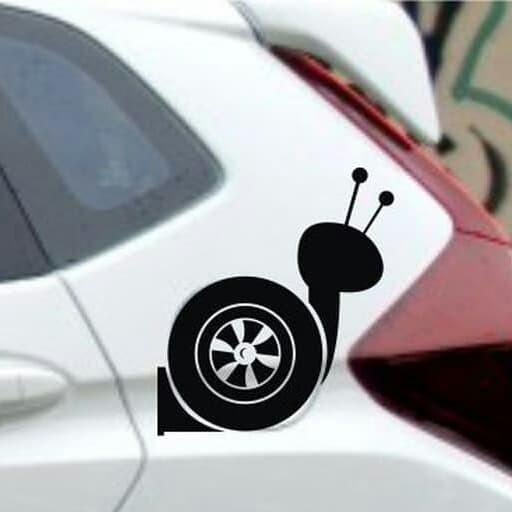 Jual stiker tangki mobil unik keren cutting sticker mobil jdm snail ...