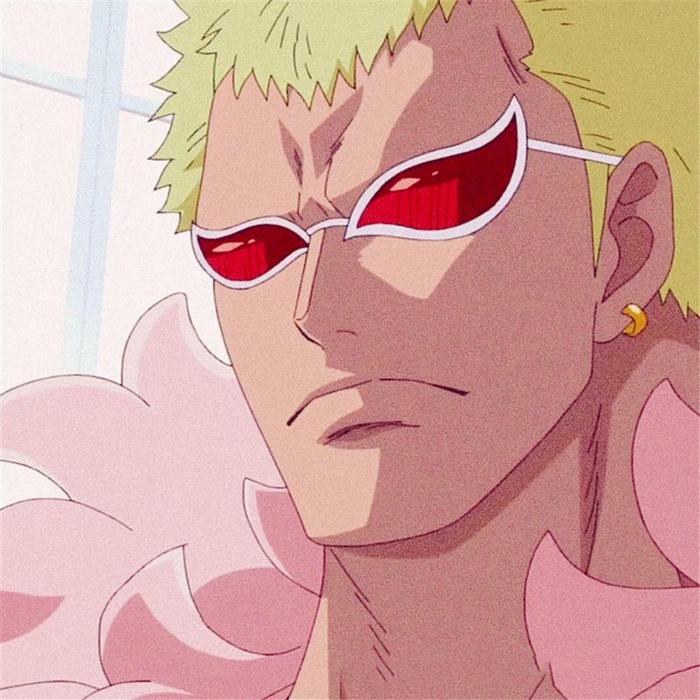 Jual Funny Cosplay Anti UV Cosplay Glasses Doflamingo Trendy One Piece ...