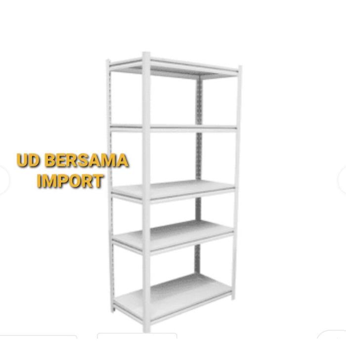 Jual rak barang gudang display KRISBOW full besi knock down tanpa mur ...