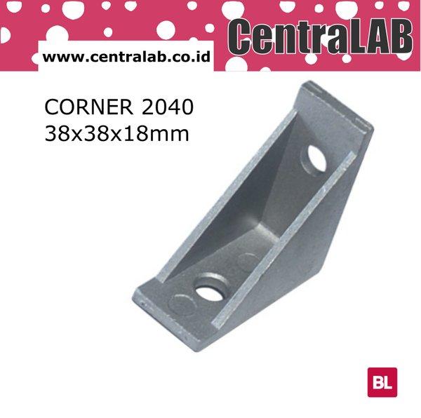 Jual L Shaped Corner 2040 Joint Angle Bracket alumunium profile siku profil - Kota Tangerang ...