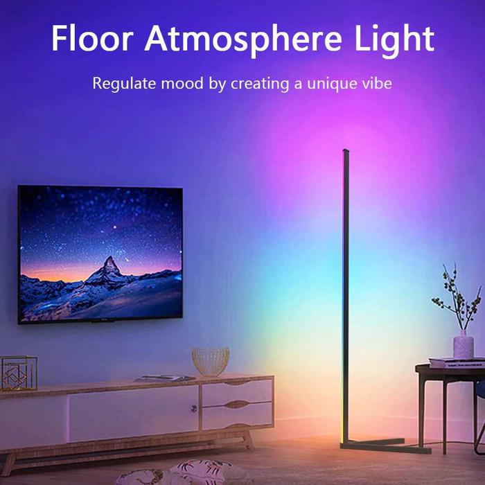 Promo Lampu Dekorasi LED Hias RGB Standing Lamp Sudut Ruangan 141cm ...