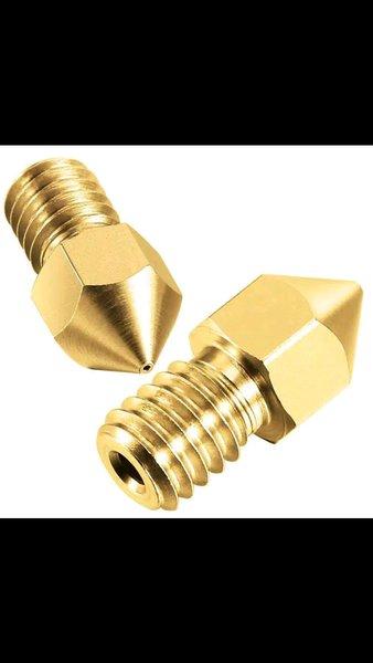 Jual Spare part printer 3d noksel nossel nozzle nozle MK8 M6 Lubang 1 ...