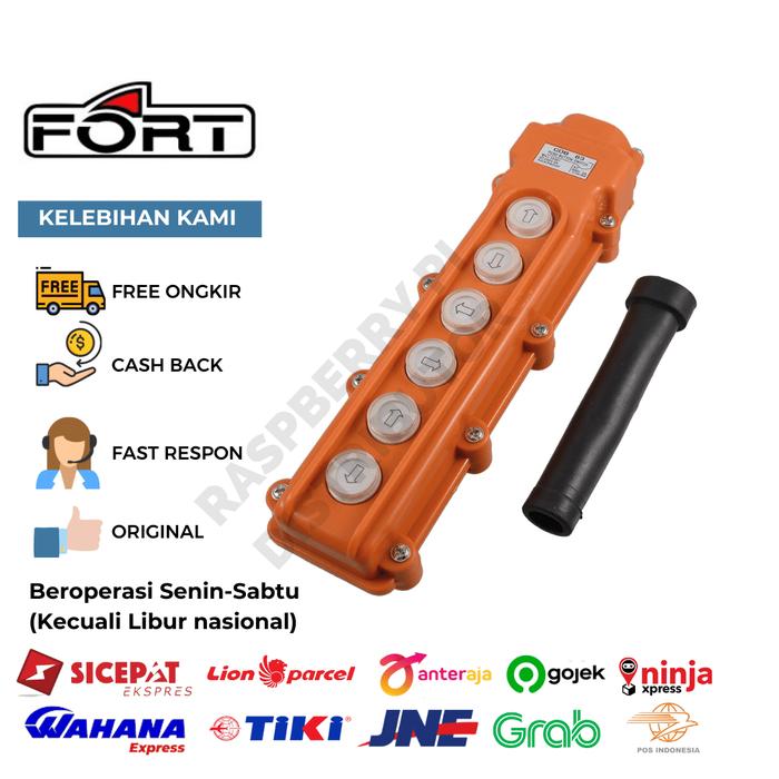 Jual HOIST PUSH BUTTON 6 TOMBOL COB-63 EQUAL KASUGA - Jakarta Barat ...