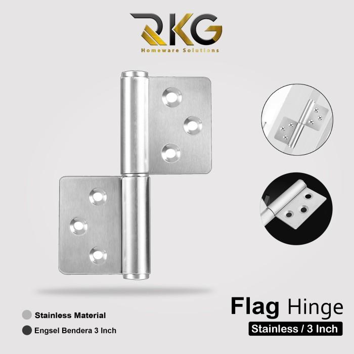 Jual Engsel Pintu Bendera Stainless 3 Inci / Engsel Cabut - Kab ...