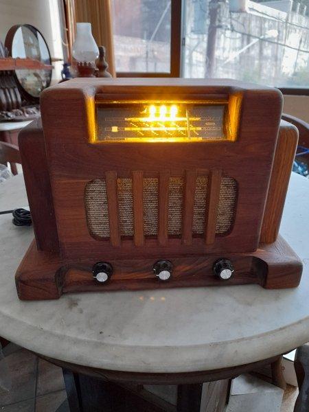 Jual Radio antik vintage retro kayu jati repro radio tabung Addison mod ...