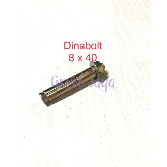 Jual ( 8 x 40 ) Baut Dibolt Dibol Dybolt Tam Tembok Beton M8 8x40 Tanem ...