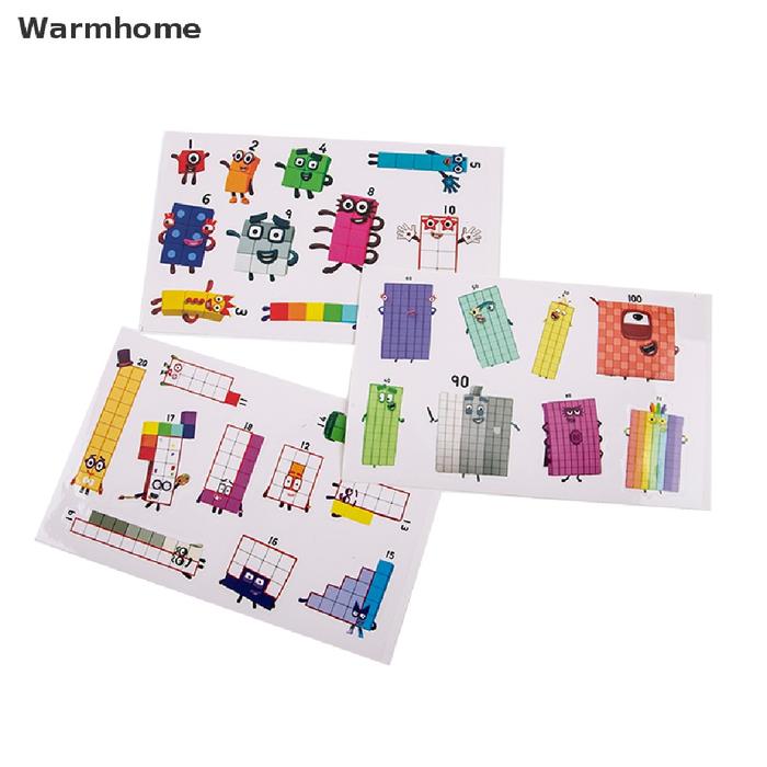 Jual (RAD) Wmm Numberblocks Stickers Toys Number Blocks Graffiti Diy ...