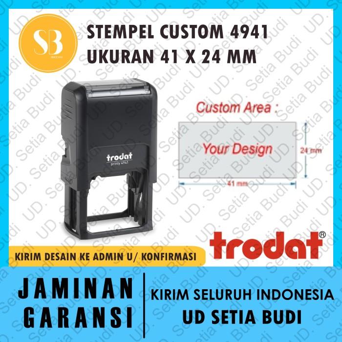 Jual Stempel Trodat Printy Custom 4941 ukuran 41 x 24 mm - Kota Surabaya - Setia Budi Art ...