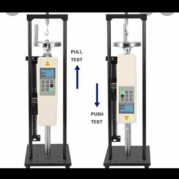 Jual ALX-S Manual spiral test stand push pull force gauge test 500N ...