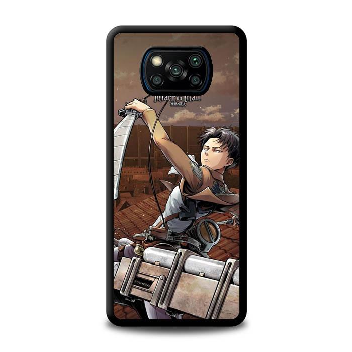 Jual Casing Custom Poco X3 Pro attack on titan levi ackerman DK0179 ...