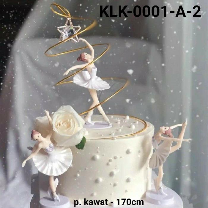 Jual GR-KLK-0001 Hiasan kue cake topper kawat melingkar emas silver - Jakarta Timur - yamama ...
