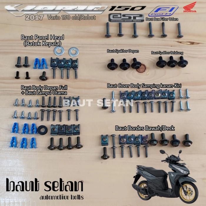 Jual baut full body vario 150/baut set full body vario 150 Vario Robot ...