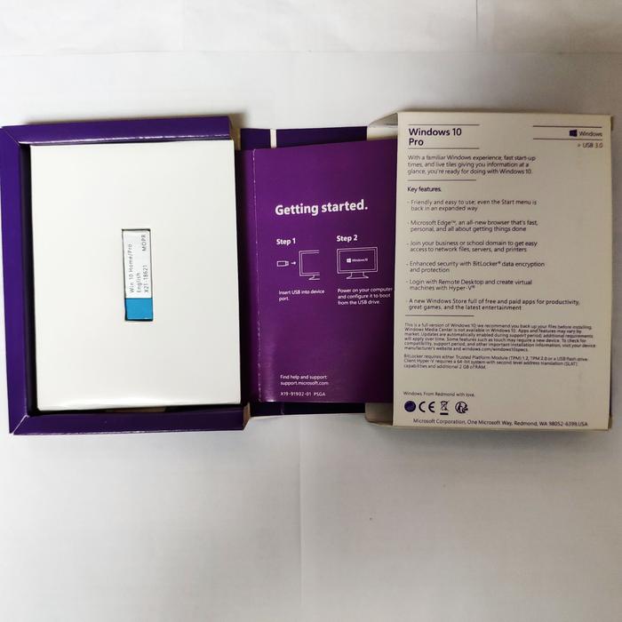 Jual Microsoft Windows 10 Pro Usb Fpp Retail Boxed Product Key - Kota ...