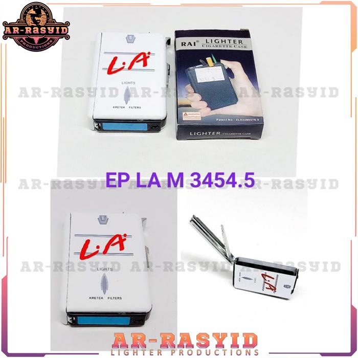 Jual Tempat Kotak Rokok Korek Api Bara Gas RAI Lighter LA Lights Mild ...