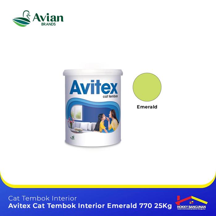 Jual Avitex Cat Tembok Interior Emerald 770 25Kg - Kota Surabaya ...
