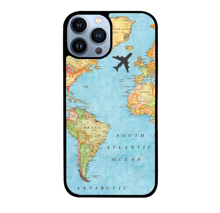 Jual Casing Custom iPhone 13 Pro World Map DK0638 - Kota Semarang ...