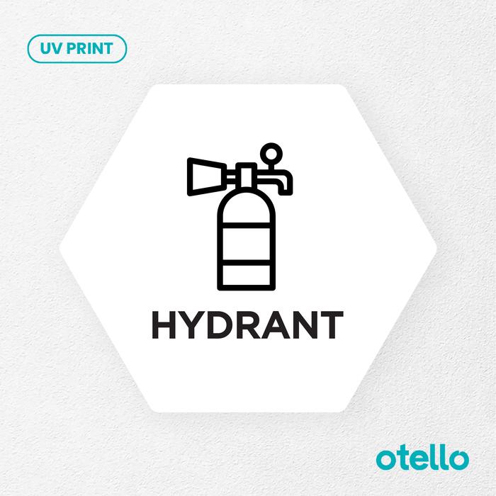 Jual Hydrant Sign Board Akrilik Tempel Signage Dinding Papan Label ...