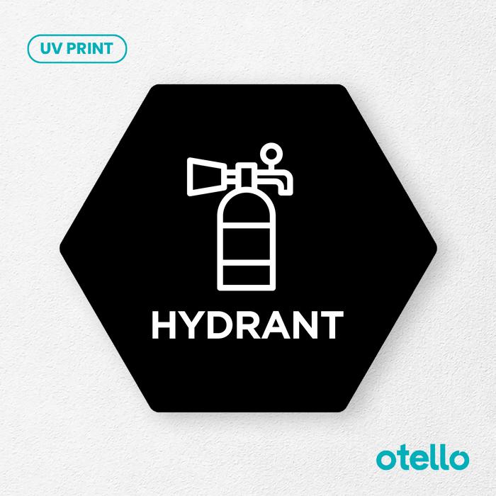 Jual Hydrant Sign Board Akrilik Tempel Signage Dinding Papan Label ...