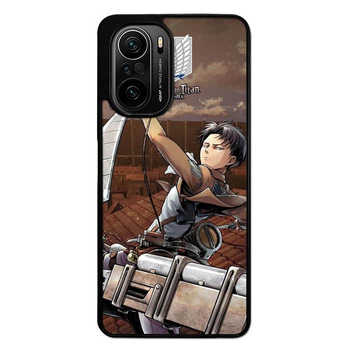 Jual Casing Custom Poco F3 attack on titan levi ackerman DK0179 - Kota ...