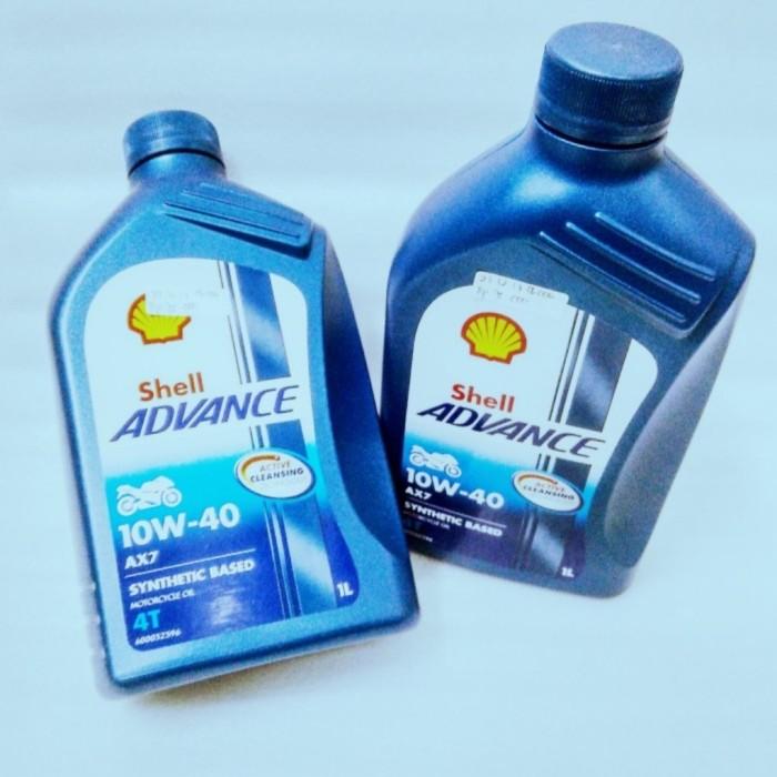 Jual oli shell advance ax7 matic 0,8 10W-40 per botol - Kota Tangerang ...