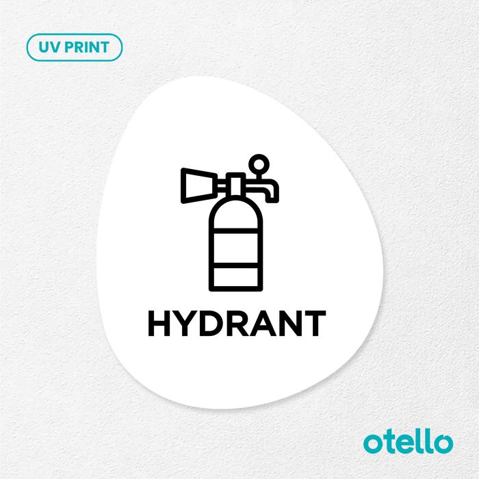 Jual Hydrant Sign Board Akrilik Tempel Signage Dinding Papan Label ...