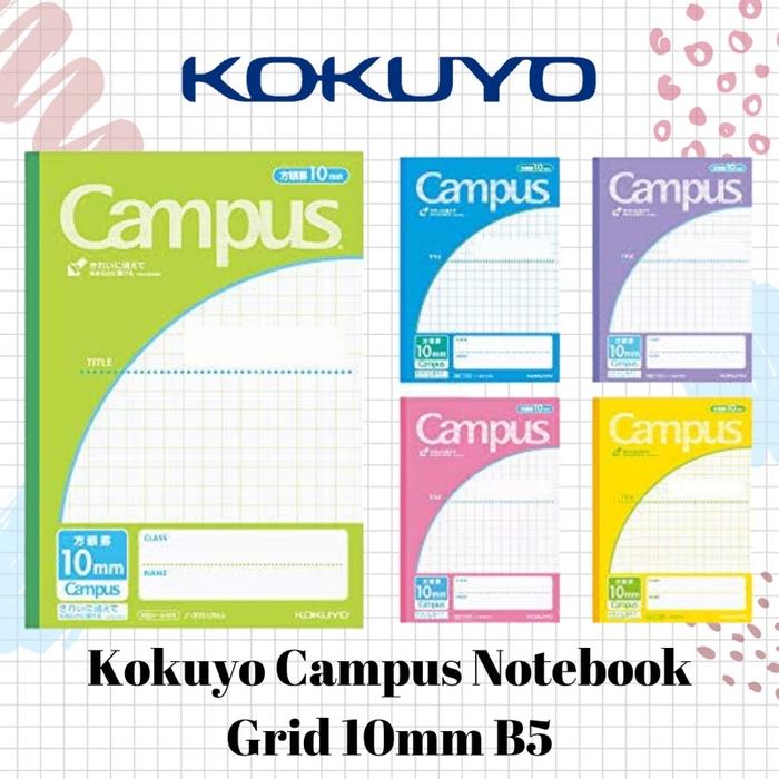 Jual Unik 🇯🇵Kokuyo Notebook Grid 10mm Buku Tulis Kotak Kotak Jepang ...