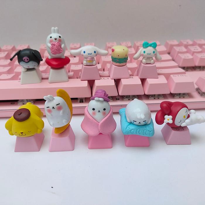Jual Keycaps For Mechanical Keyboard Caps Personalized Cartoon ...