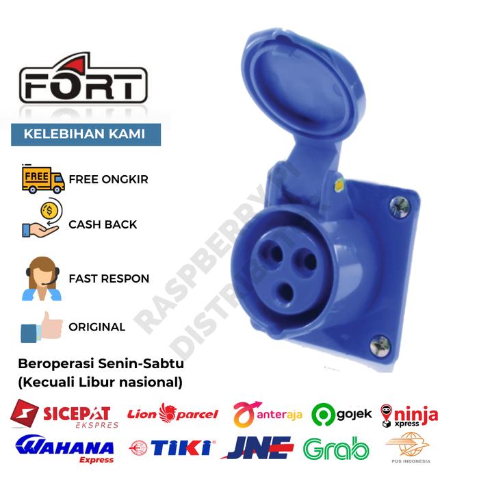 Jual FORT CEE-113 FORT CEE 113 INDUSTRIAL SOCKET 3P 16A - Jakarta Barat - Raspberry Pi ...