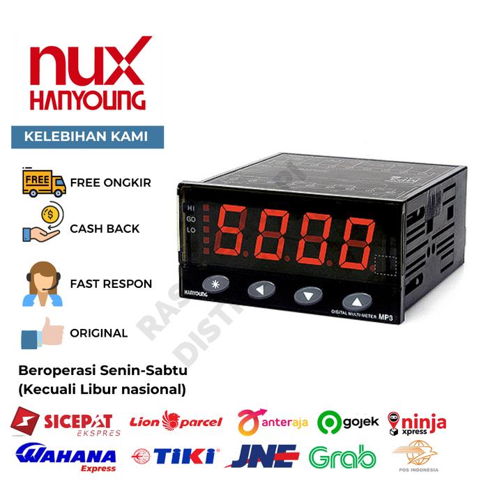 Jual HANYOUNG NUX MP34AANA AMPERE METER MP3-4-AA-N-A 100-240VAC - Jakarta Barat - Raspberry Pi ...