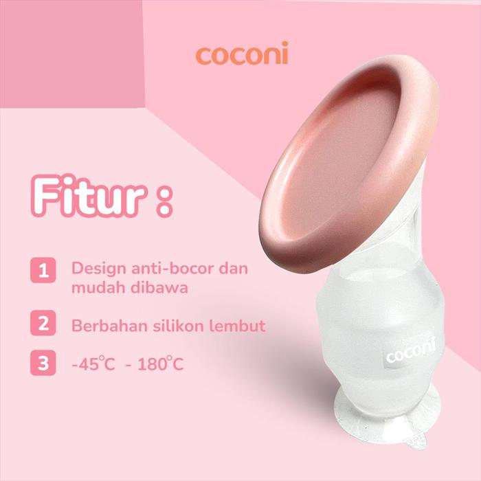 Jual Coconi Breastmilk Collector | Botol Silikon Penampung Asi | Pompa ...