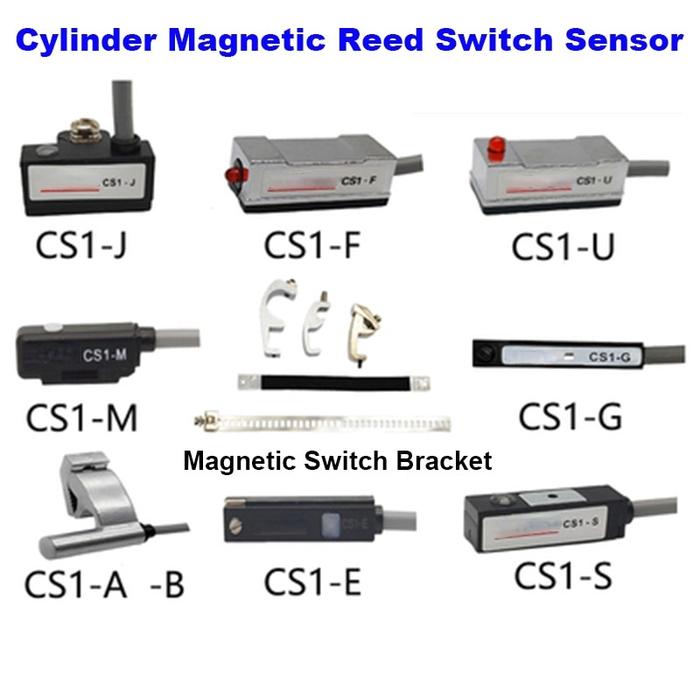 Jual 1Pc Air Pneumatic Cylinder Magnetic Reed Switch Sensor - Kota ...